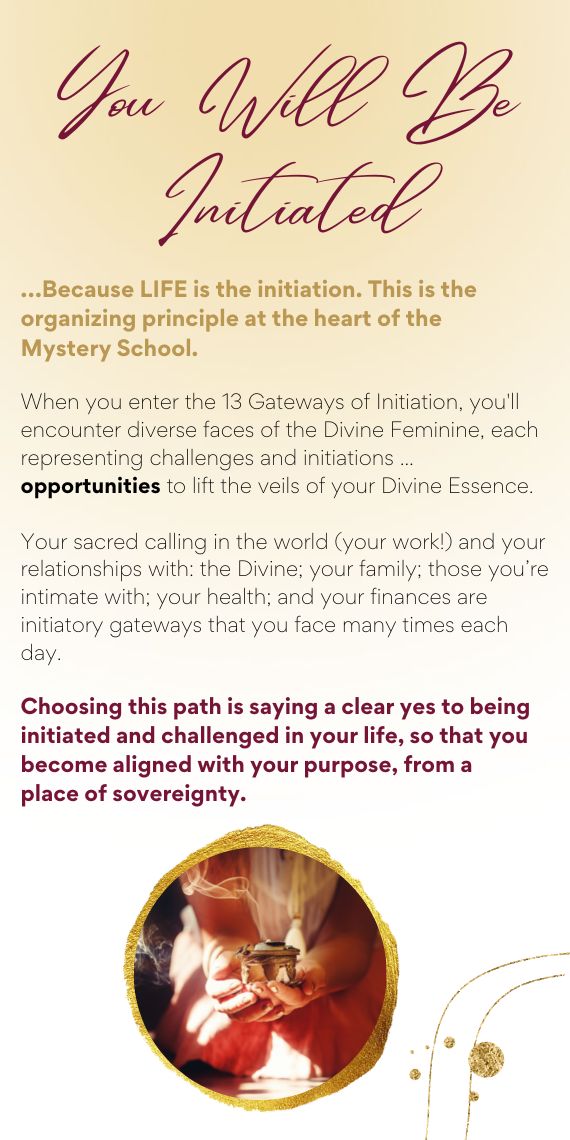 ENTER THE MYSTERY YEAR LONG MYSTERY SCHOOL - Priestess Presence